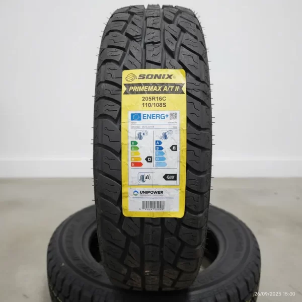 LLANTA SONIX 205R16C PRIMEMAX A/T II – Rines y Llantas Tuxtepec
